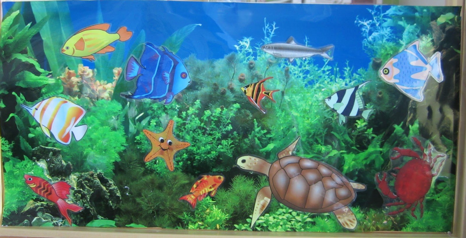 Kreativa barn: Akvarium