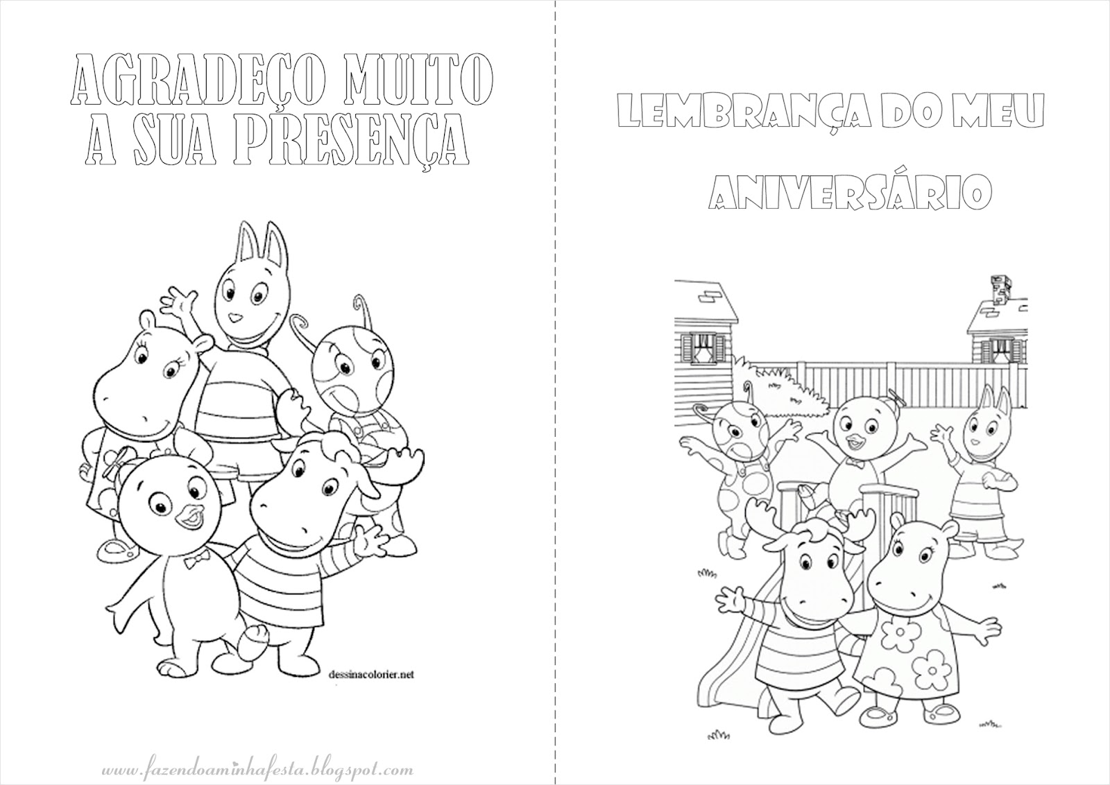 Backyardigans - Livrinho de Atividades! Agora os livrinhos para colorir ...