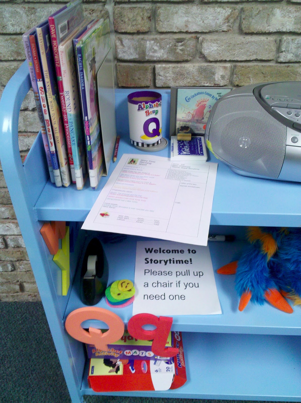 Future Librarian Superhero: Storytime Set Up