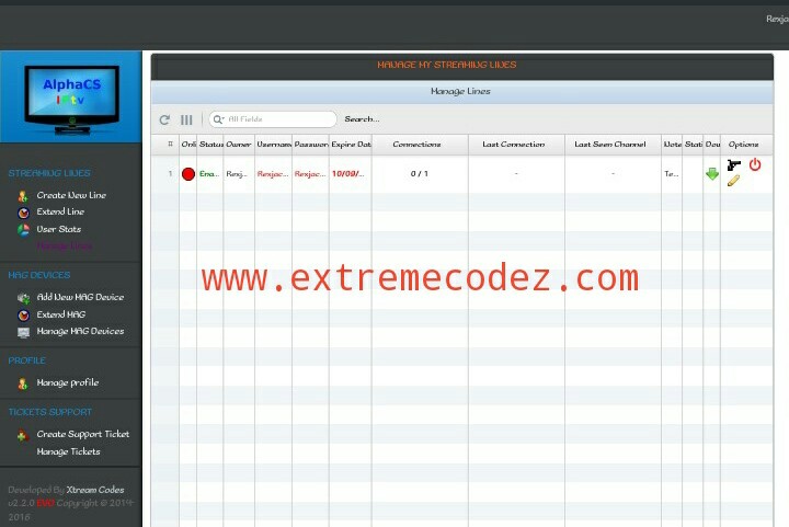 Iptv Xtream Codes Full Explanation Of Admin Panel And Subscription (how ...
