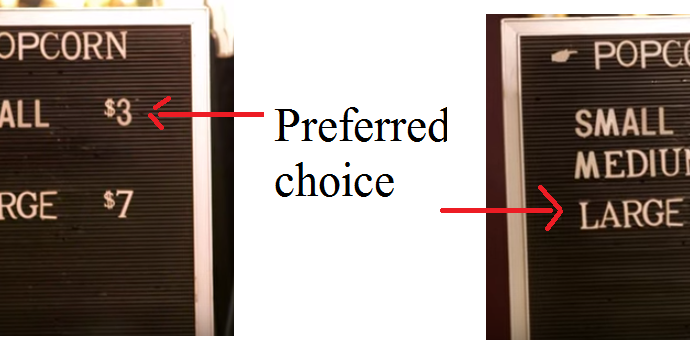 The Decoy Effect: Popcorn Pricing & More