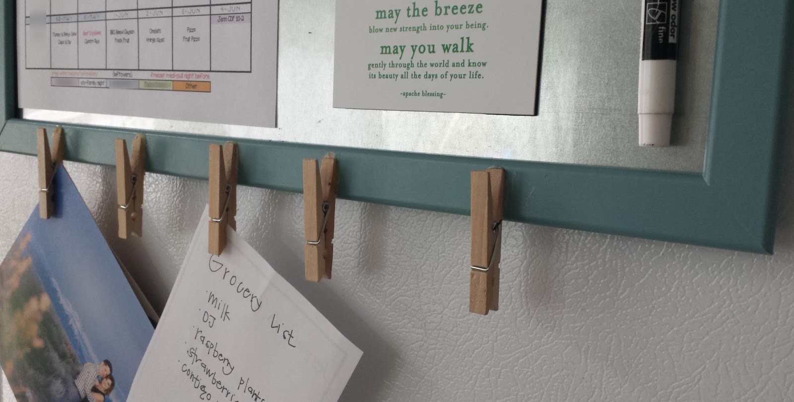 Jac Crafts: DIY Magnetic Dry Erase Command Center