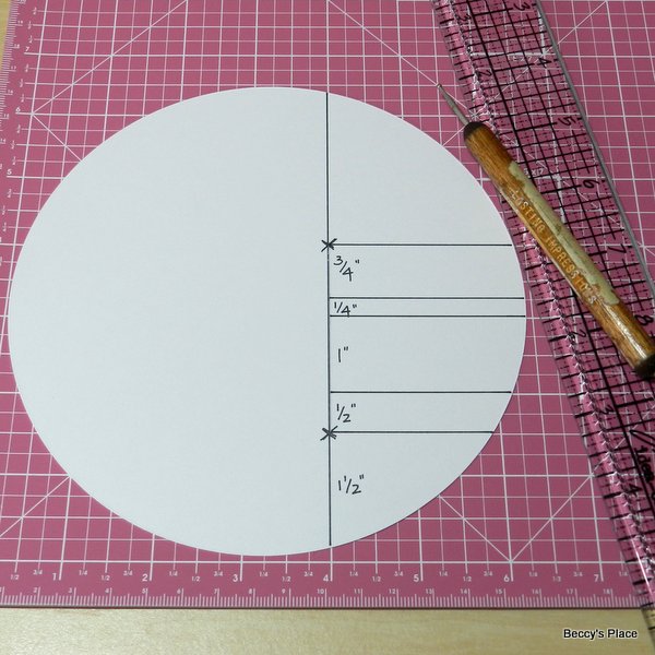 Beccy's Place: Tutorial - Circle Side-Step Card
