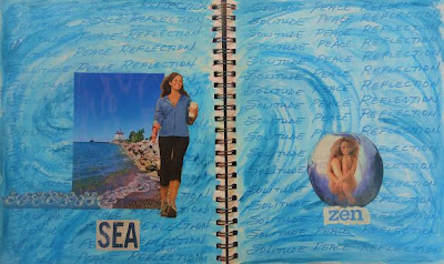 Angelia's Art Journals: Tuesday Tips and Techniques: Go Monochromatic!