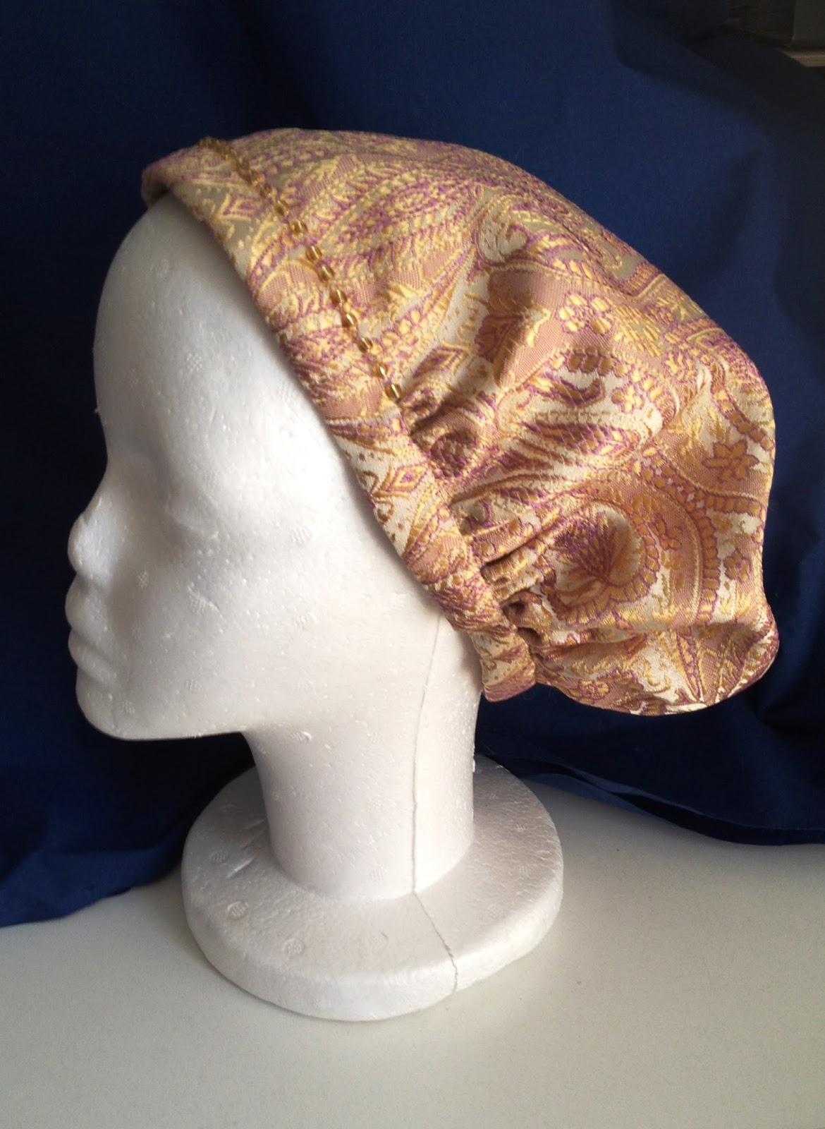 Broider Me 'Bethan: Gold caul or Scuffia