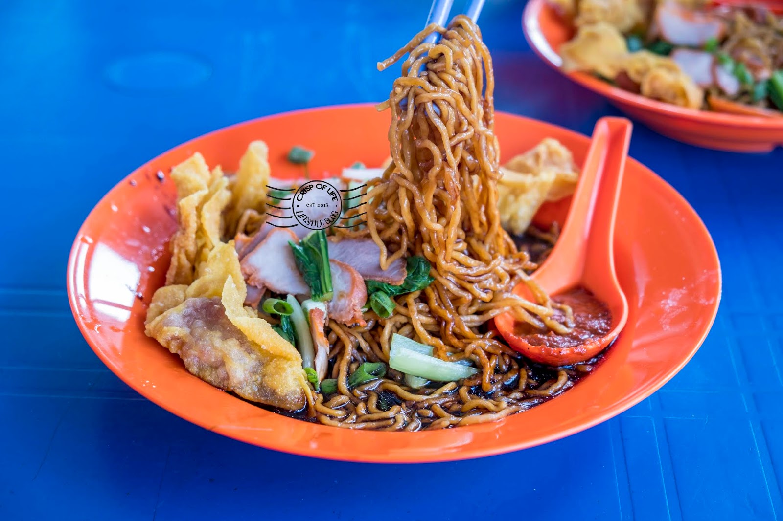 Fried Wan Tan Mee @ Lebuh Acheh, Penang - Crisp of Life