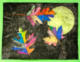 Mrs. Wagner's Art Ideas: The Harvest Moon - a 4th grade batik