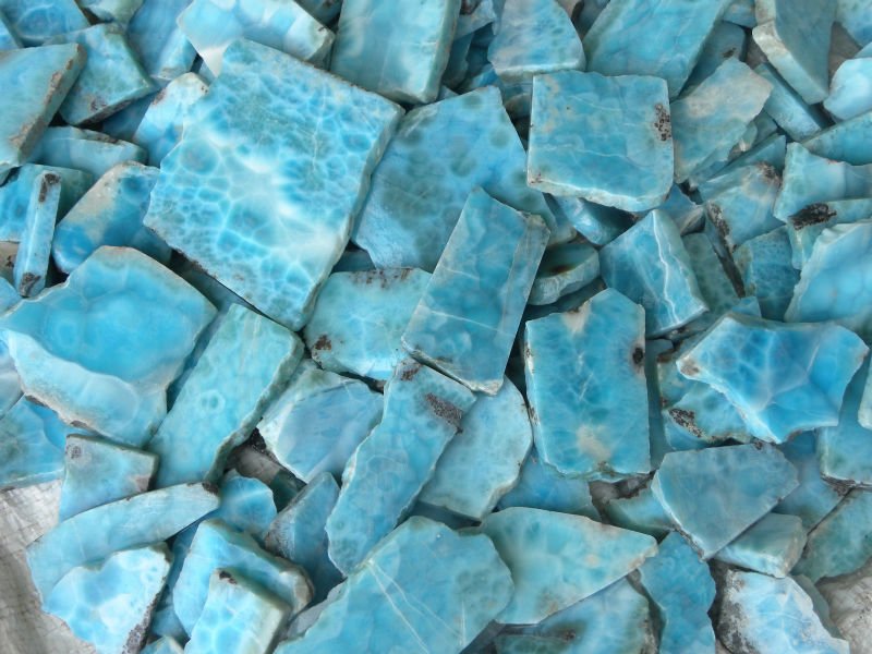 .: ORGULLO DE LA PERLA DEL SUR! Larimar, identidad nacional, es la ...