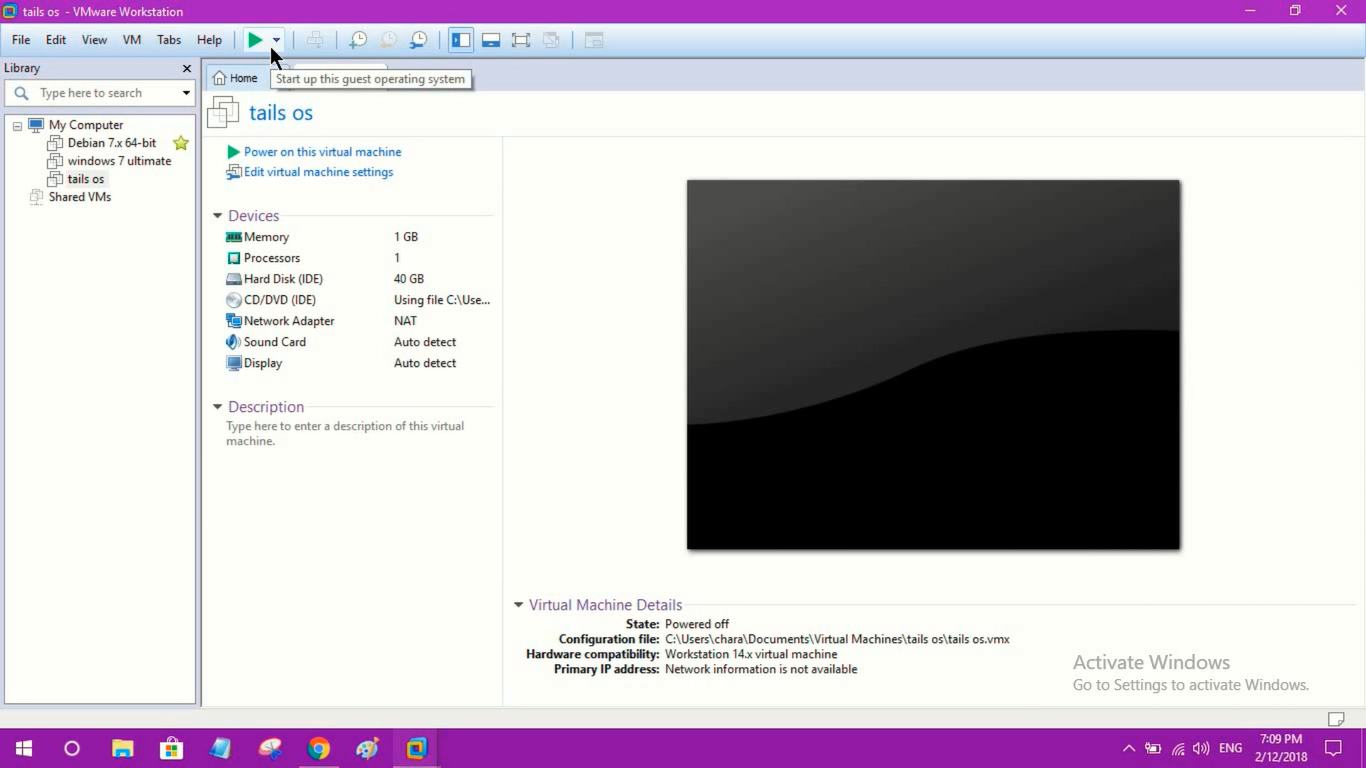 9 finally click on run button the vmware start to detect the operating ...