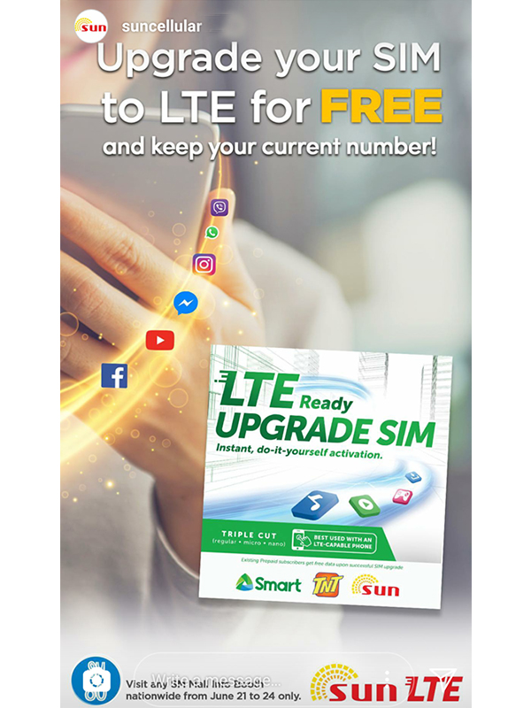 Do It Yourself : How to upgrade to SUN's LTE SIM ? - FaceCebu | Cebu ...