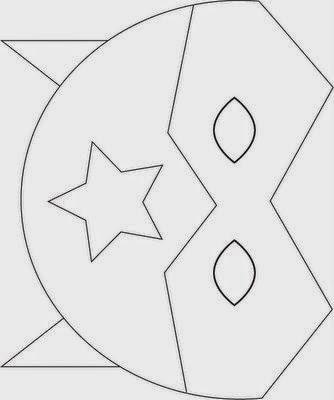 Captain America: Free Printable Mask Mold - Oh My Fiesta! for Geeks