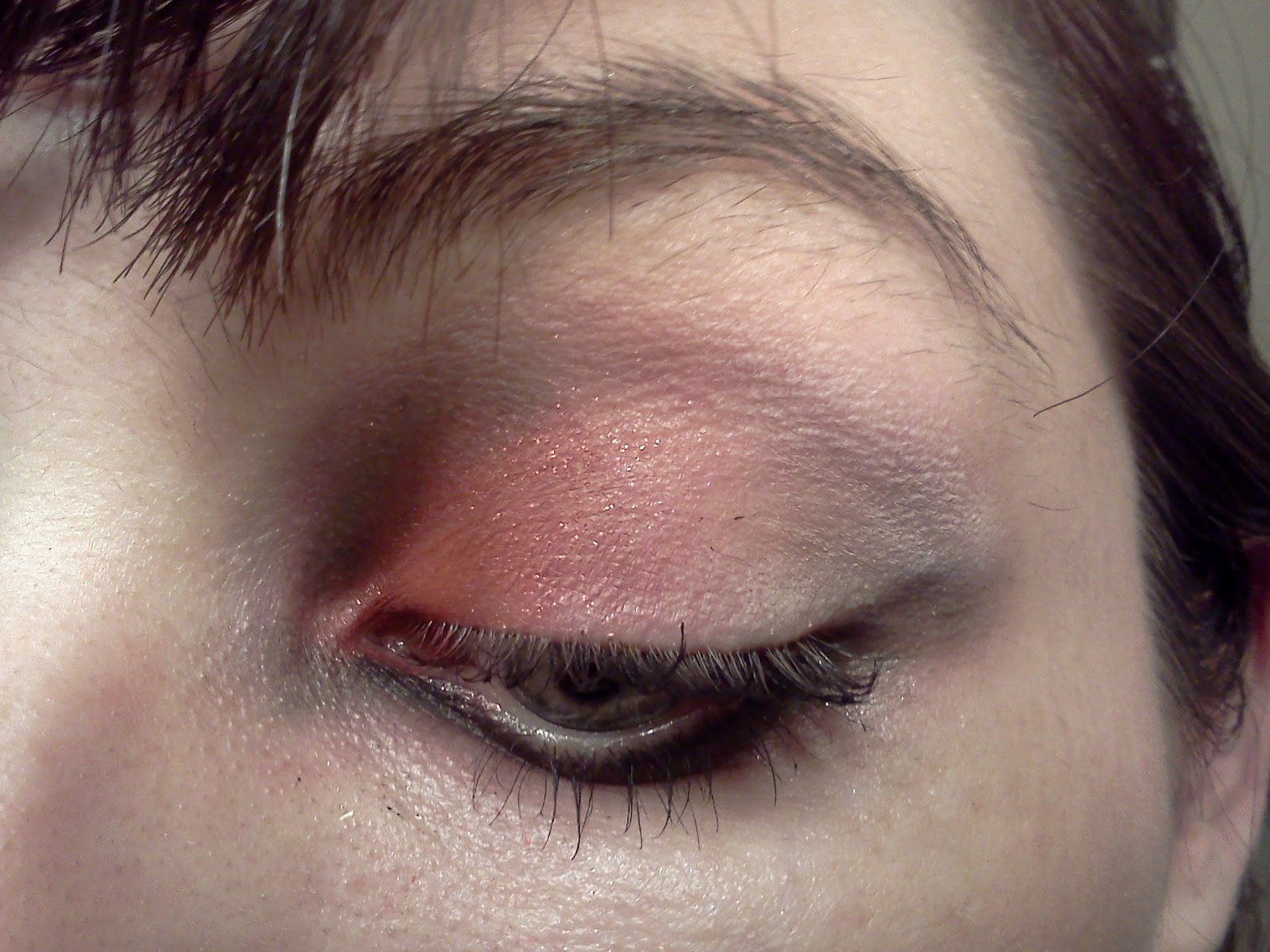 Hippie Chic: Never Too Much Sparkle Inverted Smokey Eye