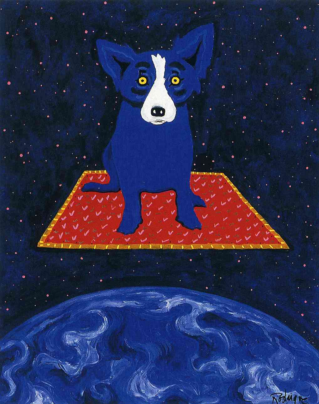 ART NOWA: George Rodrigue blue dog