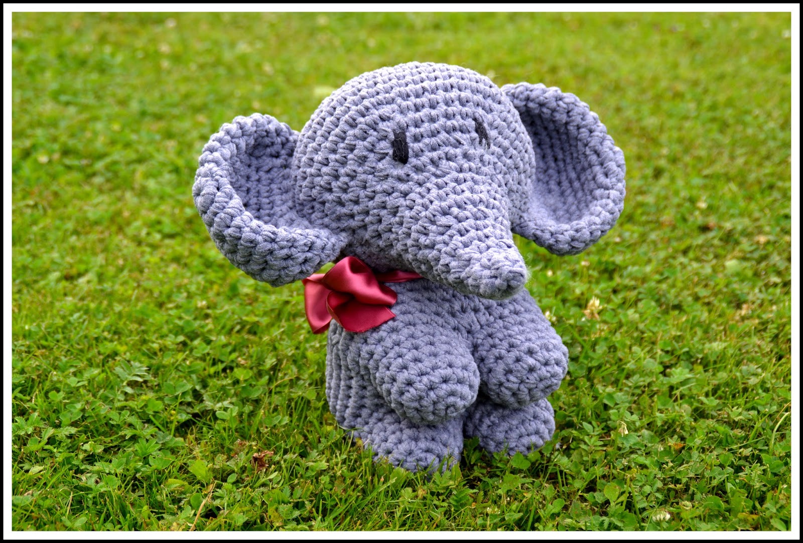 Välkommen till bloggen Stickning och Virkning: Virkad elefant av garnet ...