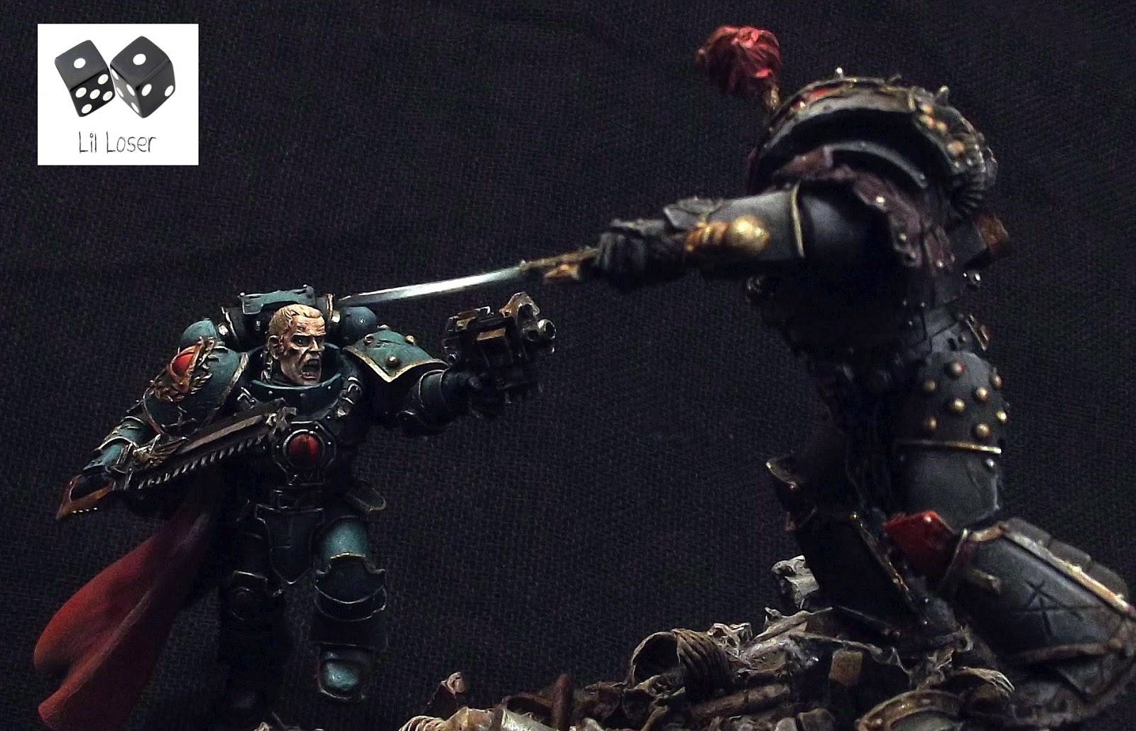 "For all you know is a heap of broken images". Abaddon vs. Loken ...