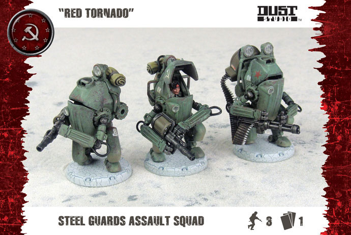 Tabletop Fix: Battlefront Miniatures - DUST Tactics Steel Guard Heavy ...