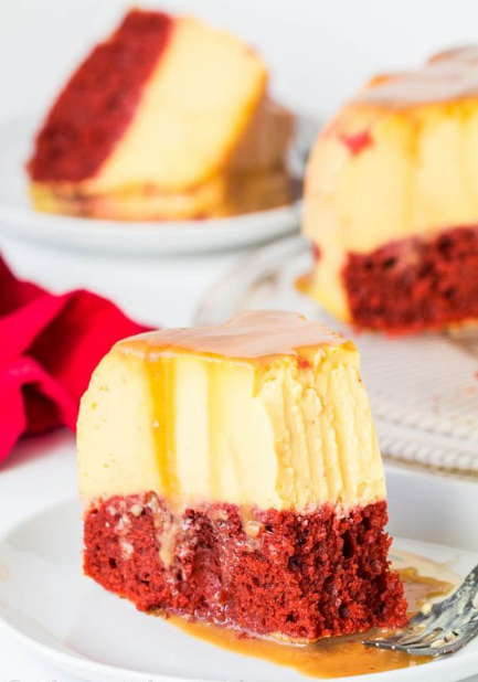 Magic Red Velvet Flan Cake - All Recipe Network