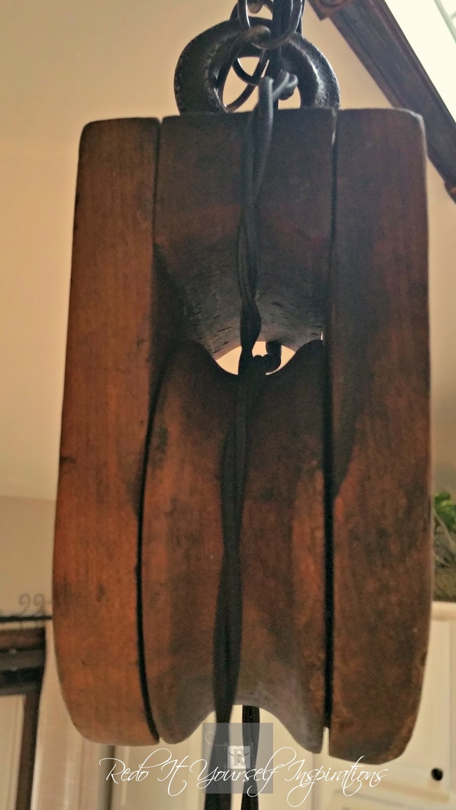 DIY Pulley Light Fixture | Redo It Yourself Inspirations : DIY Pulley ...