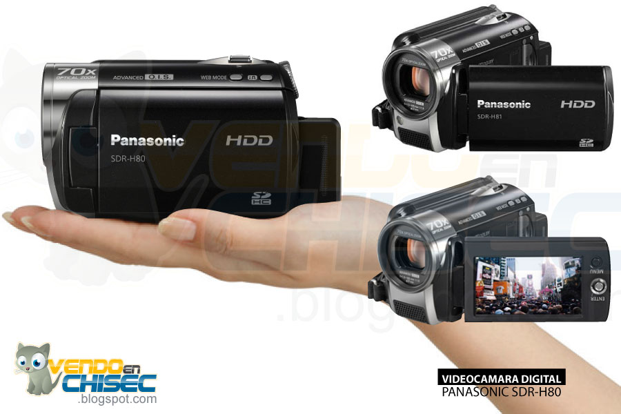 vendo! vendo!: Videocámara Panasonic SDR-H80
