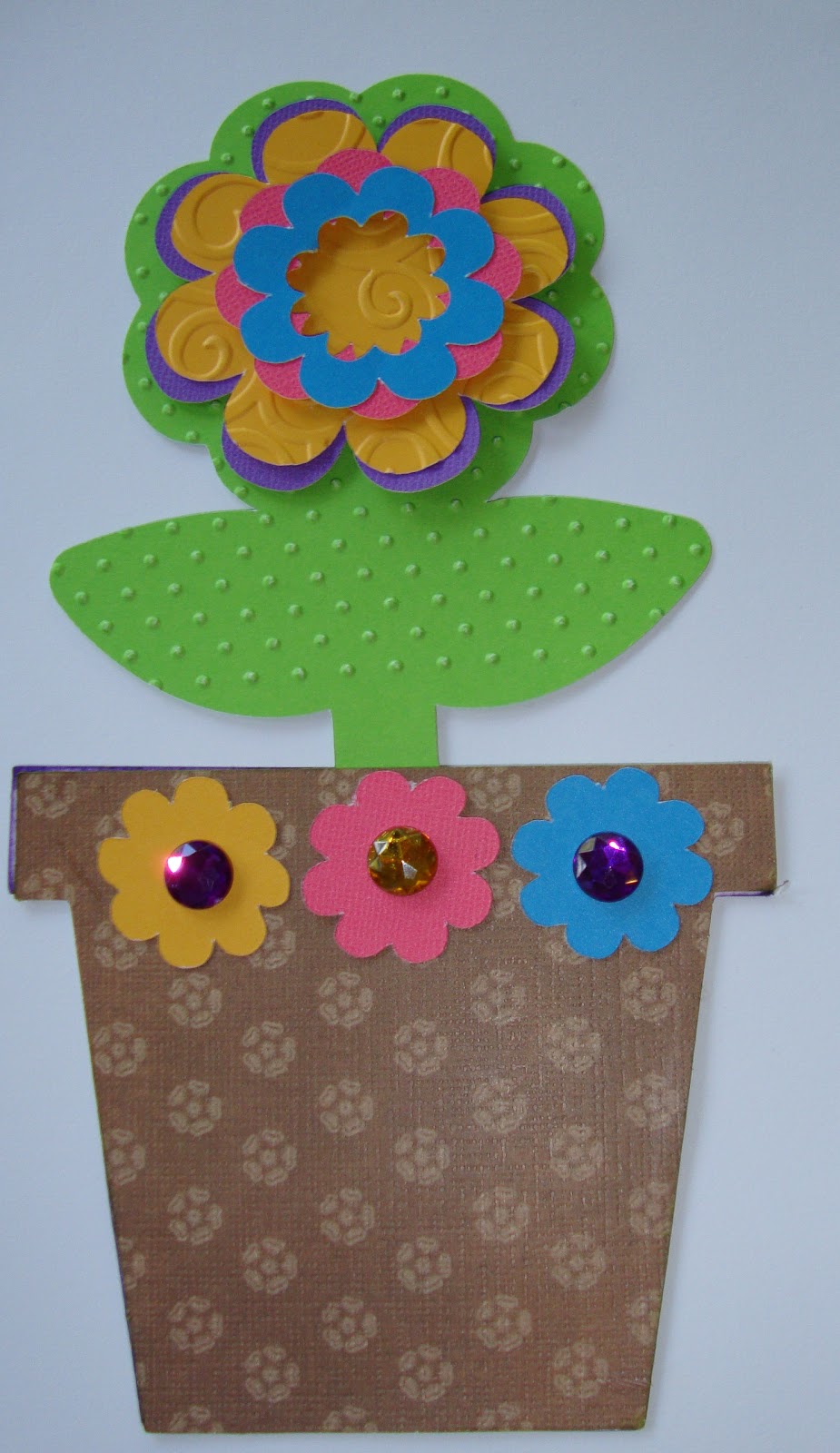 katieO'S: FLOWER POT CARDS
