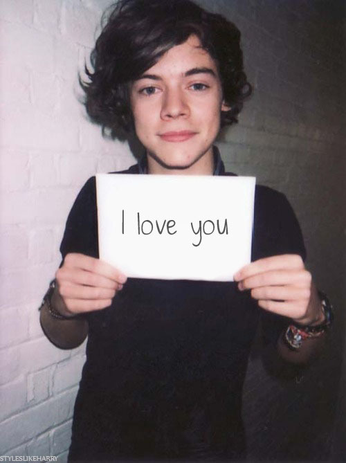 ONE DIRECTION: I LOVE YOU de harry