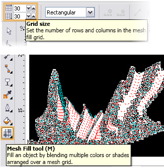 Fire Effects Using the Mesh Fill Tool CorelDRAW - Corel Draw Effect ...