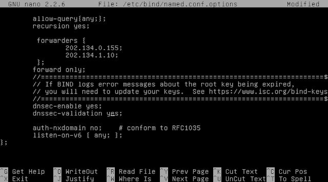 Konfigurasi Dns Forwarding And Caching Di Debian 8 Menggunakan Bind9