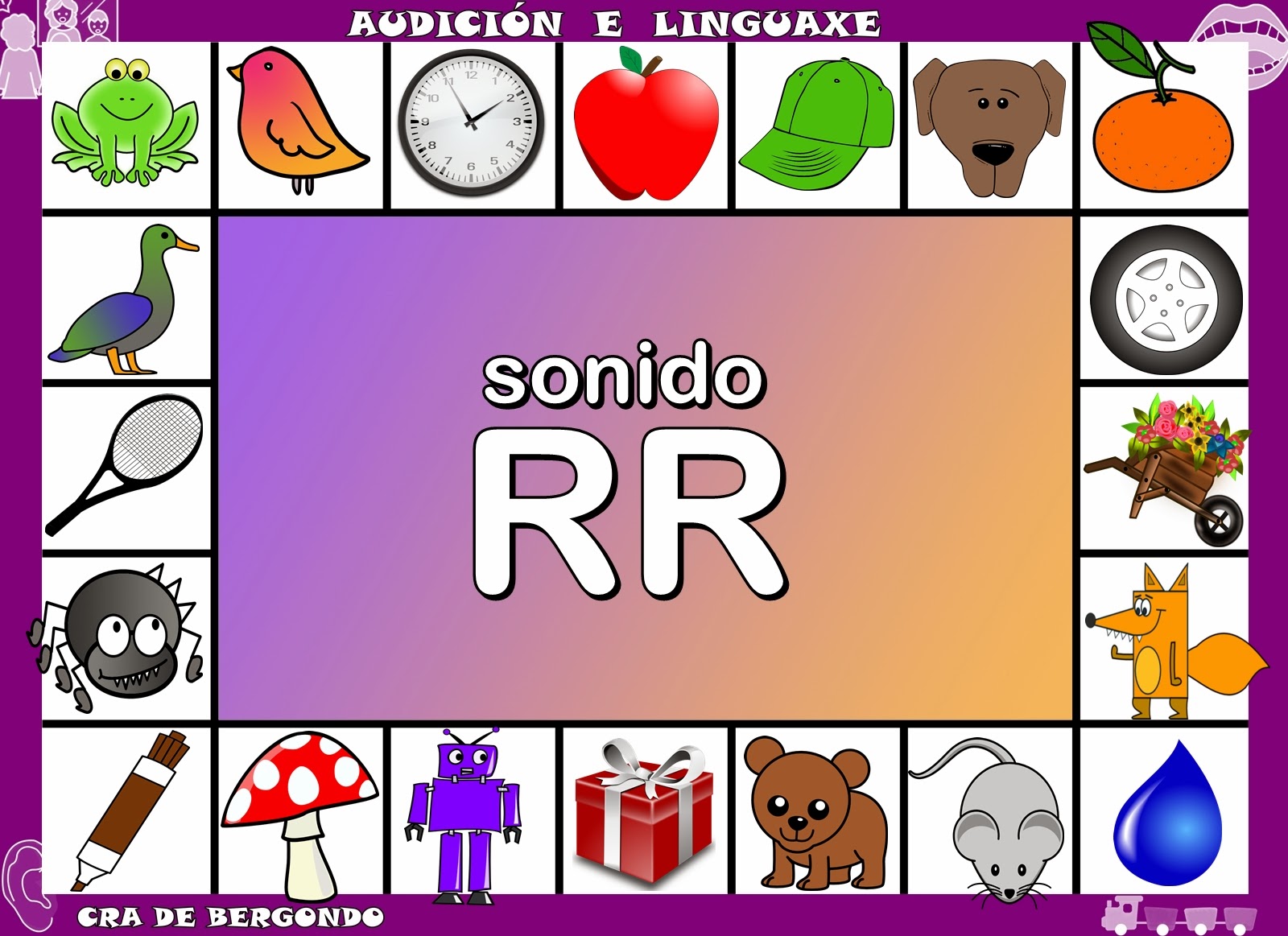 Aula virtual de audición y lenguaje: Juegos de fonemas