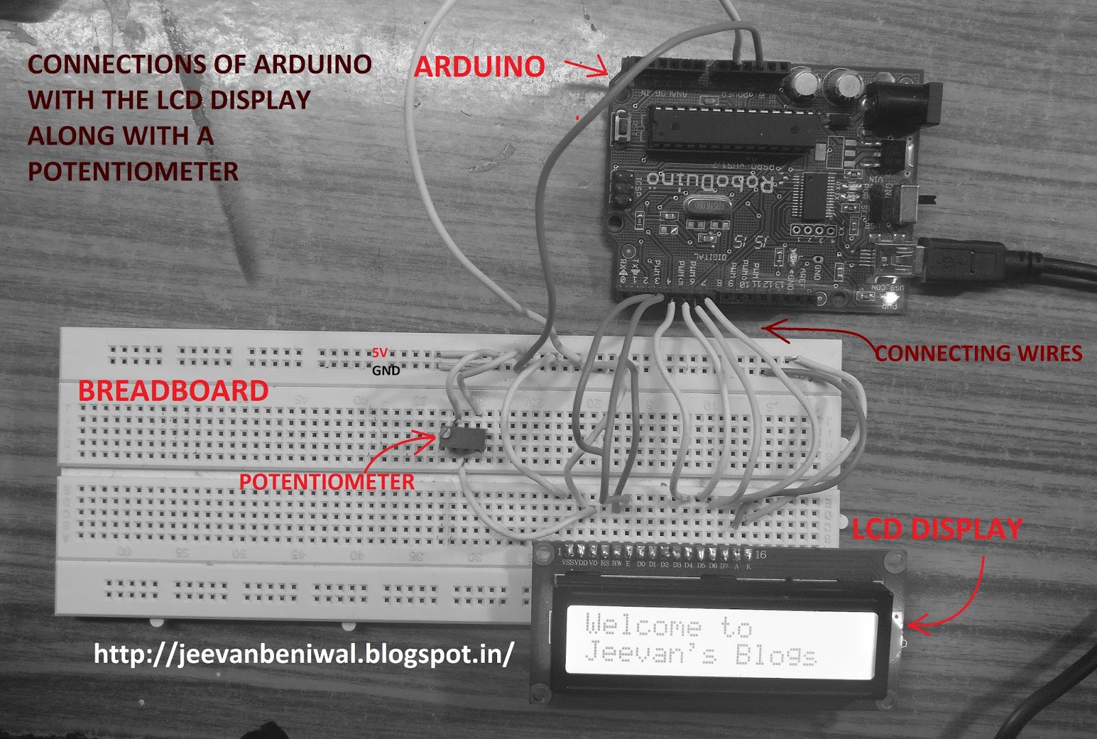 LCD (Liquid Crystal Display) Arduino Interface
