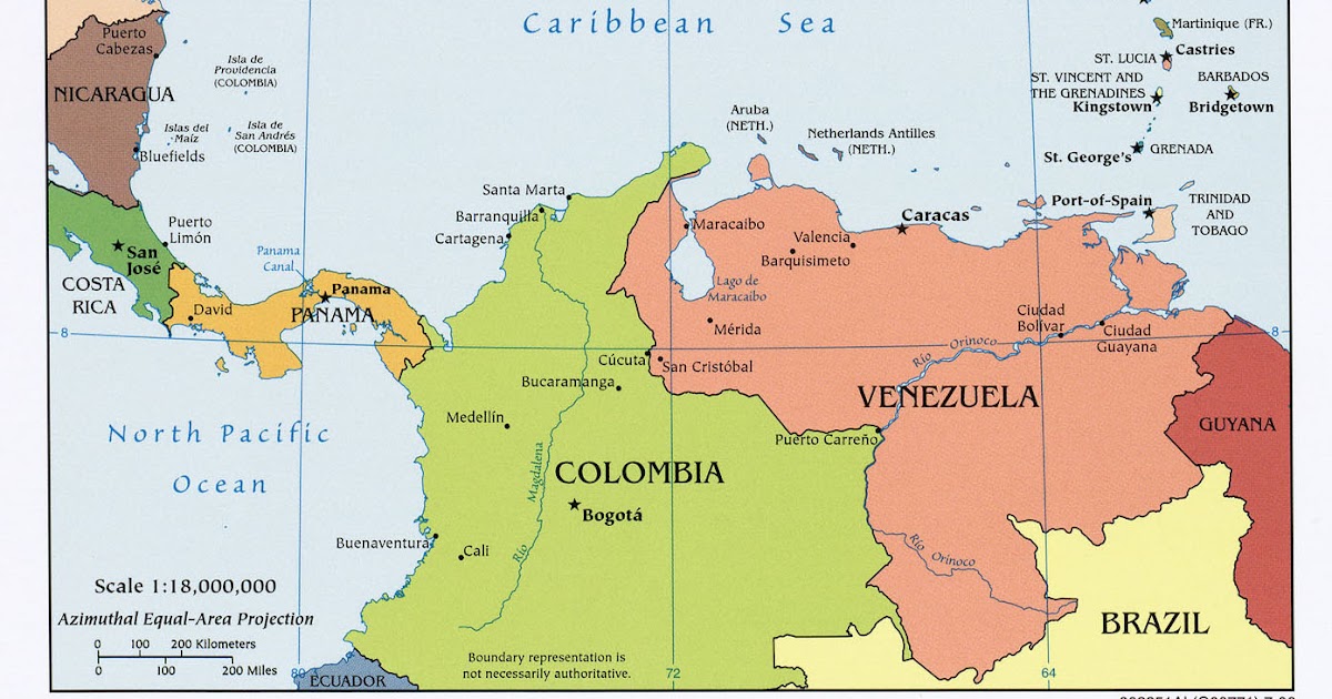 Caribisch Gebied Kaart | Kaart