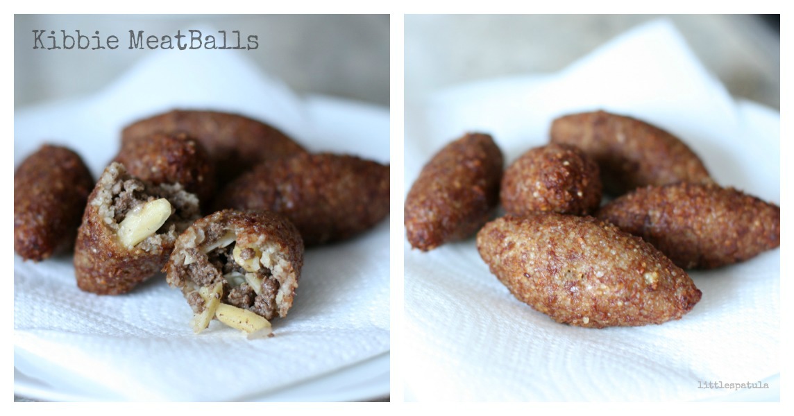 Little Spatula: Kibbie - Middle Eastern Stuffed Meatballs