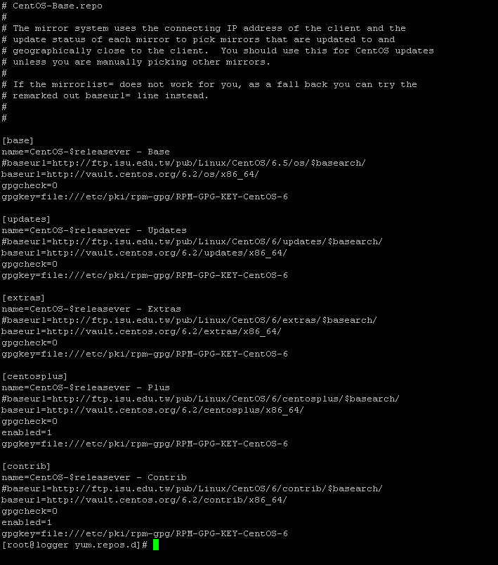Red Hat Enterprise Linux yum update or CentOS yum update by ISO