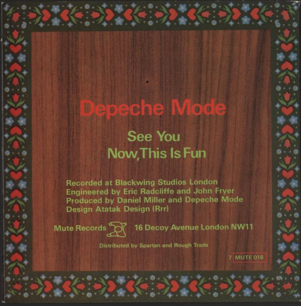 DEPECHE MODE: História Do Depeche Mode : See You (Single)