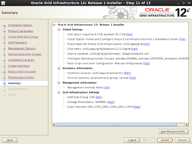 Installing Oracle 12c R1 Grid Infrastructure on Linux 6 | OracleNext - Solution to your Oracle ...