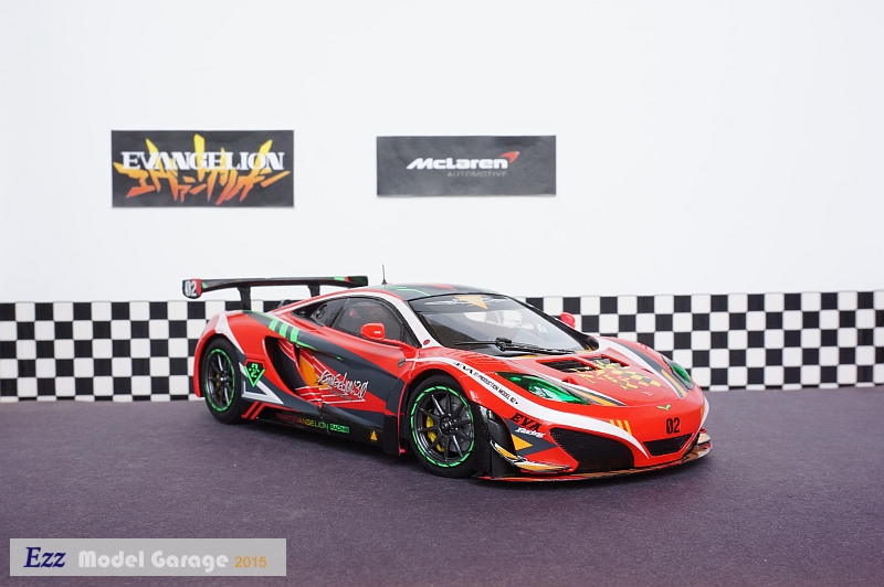 Ezz Model Garage: 1/24 Evangelion Racing Porsche GT3R 2011 and Mclaren ...