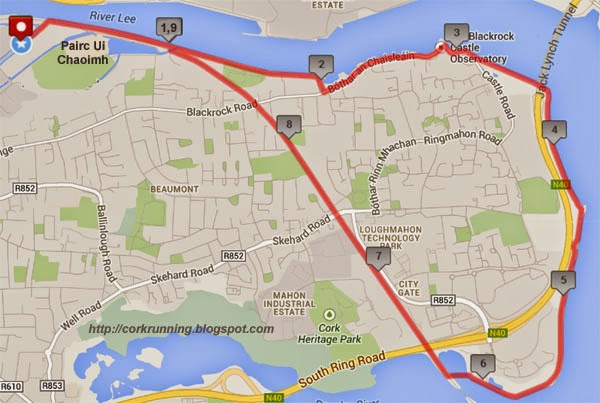 There is a full preview of the 10k course HERE