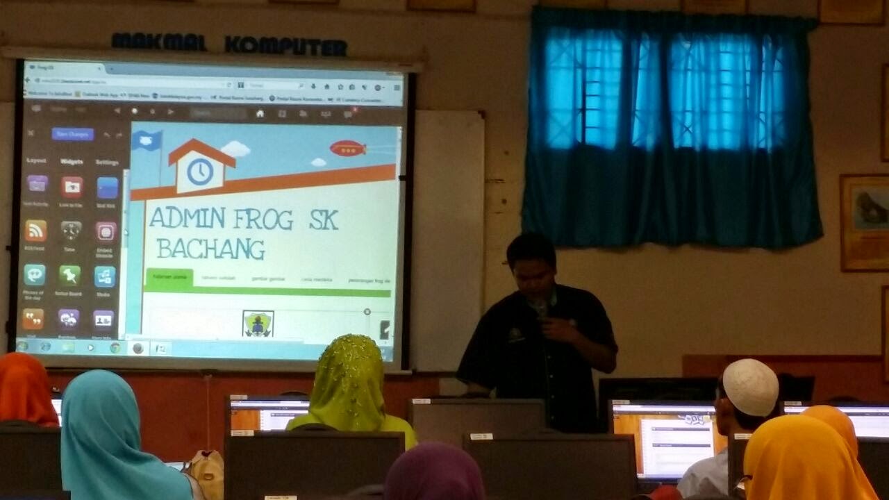 BLOG RASMI SK BACHANG: Latihan Dalam Perkhidmatan (Frog VLE)