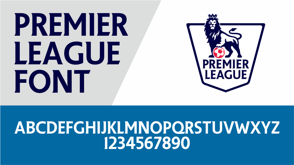 Premier League Font for Free - ScreenDer