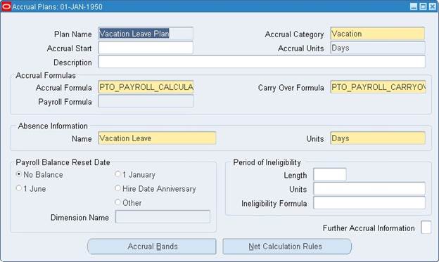 Oracle Applications: How to Setup Absence Management and Leave Accrual ...