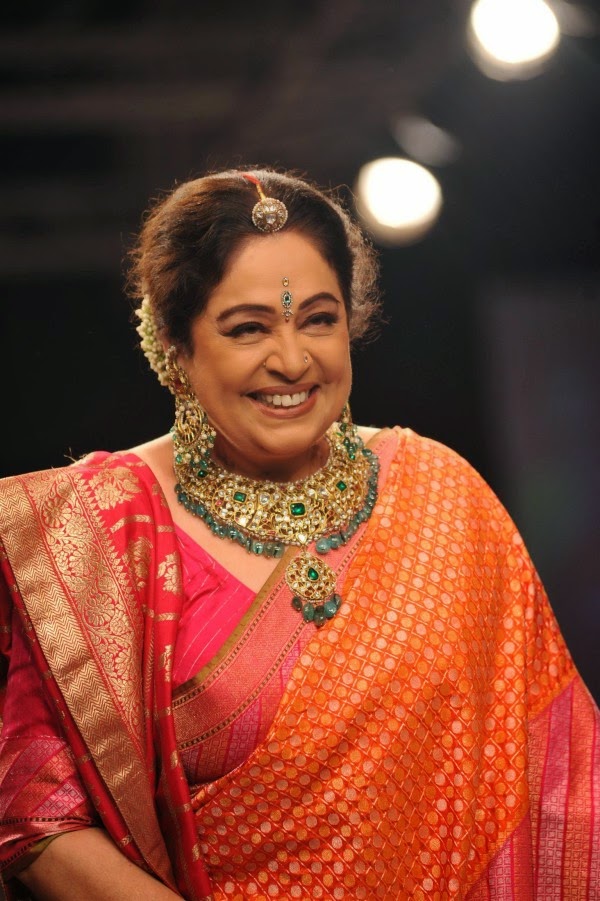 Kirron Kher at Lakme Fashion Week (LFW) Summer/ Resort 2014(Day 4 ...