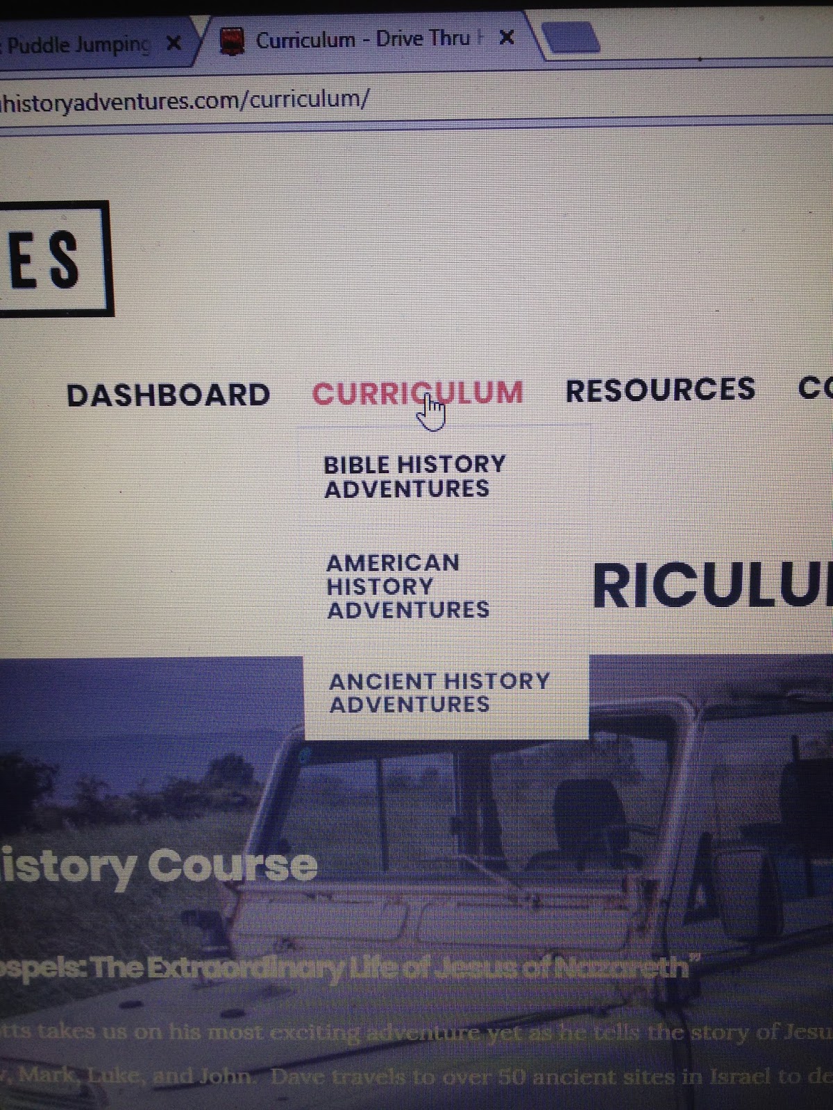 Puddle Jumping: Homeschool Review Crew - Drive Thru History Adventures