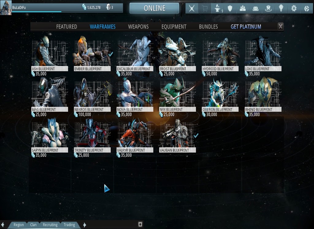 Warframe (Part Three) ~ All You Need to Know About Games