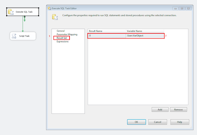 Sqlsolutions And Ssis Ssis How To Read Object Type Variable In Script Task Script Task Ssis