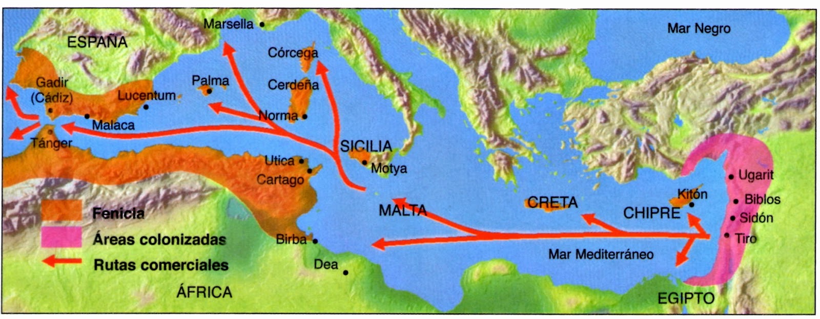 Los fenicios 1500-100 a.C.