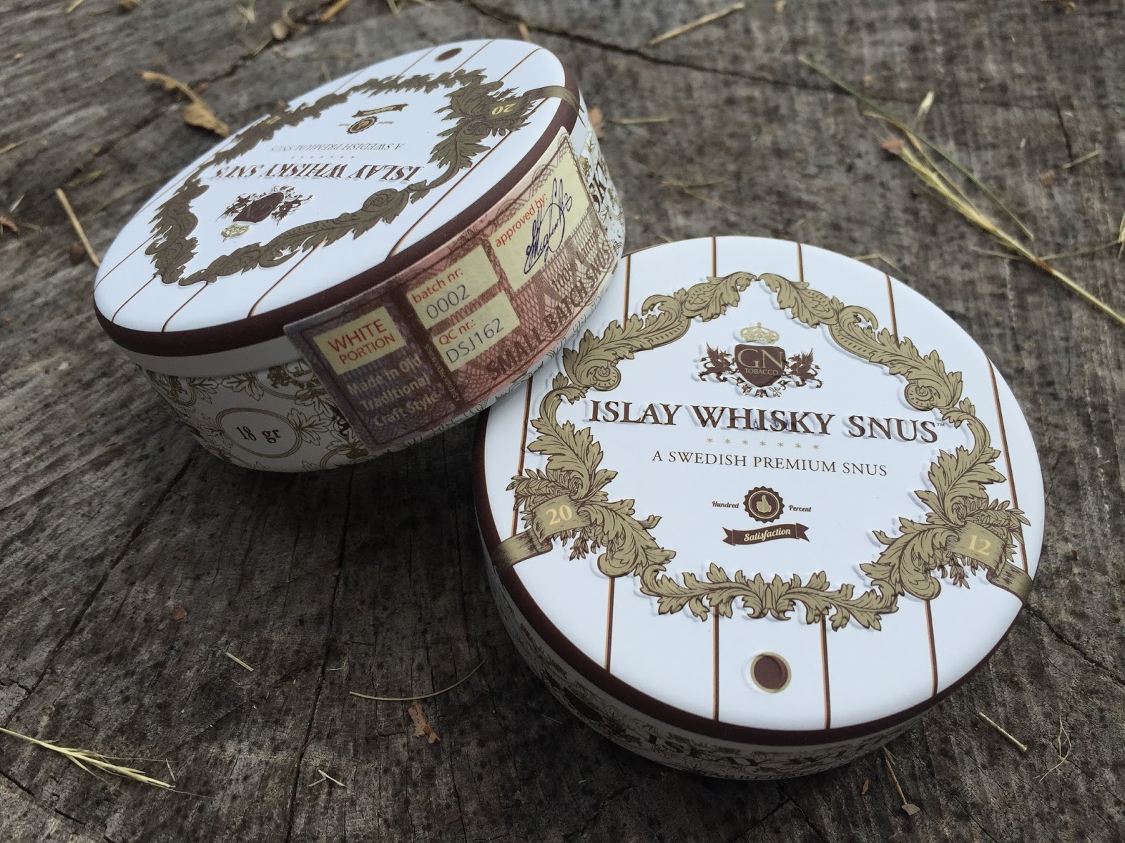 Snubie.com: Islay Whisky Snus (White Portion) - Review. 6 June 2016.