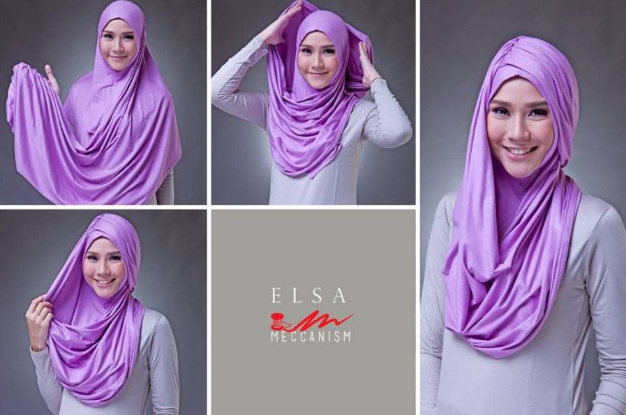 Tutorial Hijab Modern Pashmina Kaos Simple Model Baru- PILIHAN BLOG ...