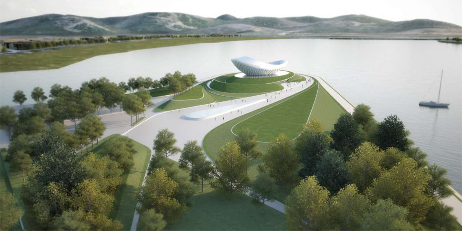 architecture now and The Future: ARC MULTIMEDIA THEATER BY ASYMPTOTE