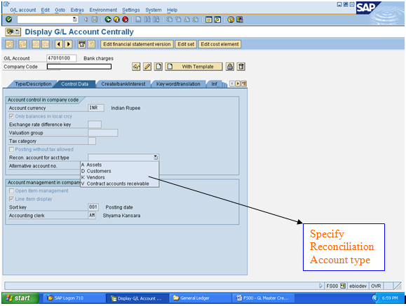 Free SAP Training Manuals: T Code-FS00: SAP FI (Financial) USER MANUAL ...
