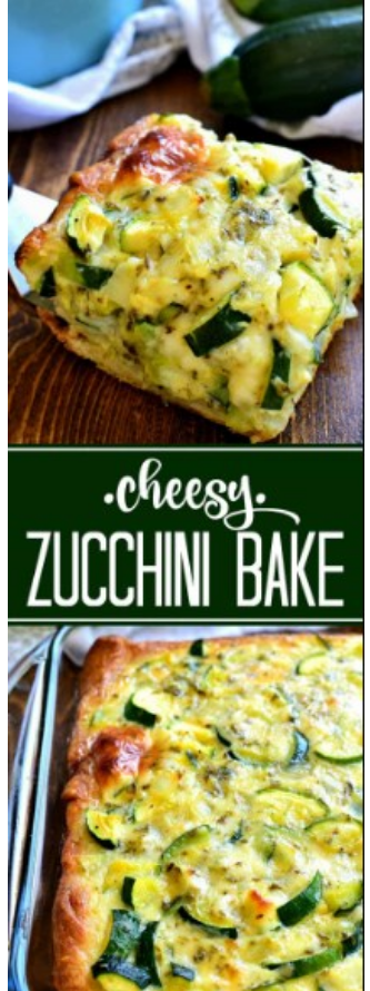 Cheesy Zucchini Bake Laladelicious