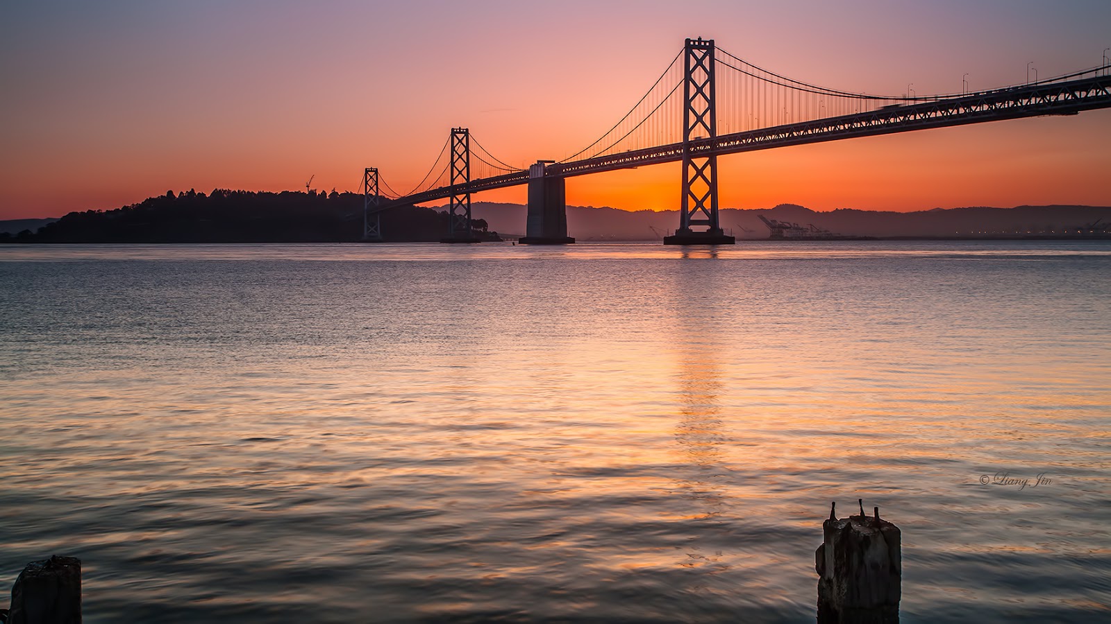 See What I See: Sun rise at Bay Bridge San Francisco